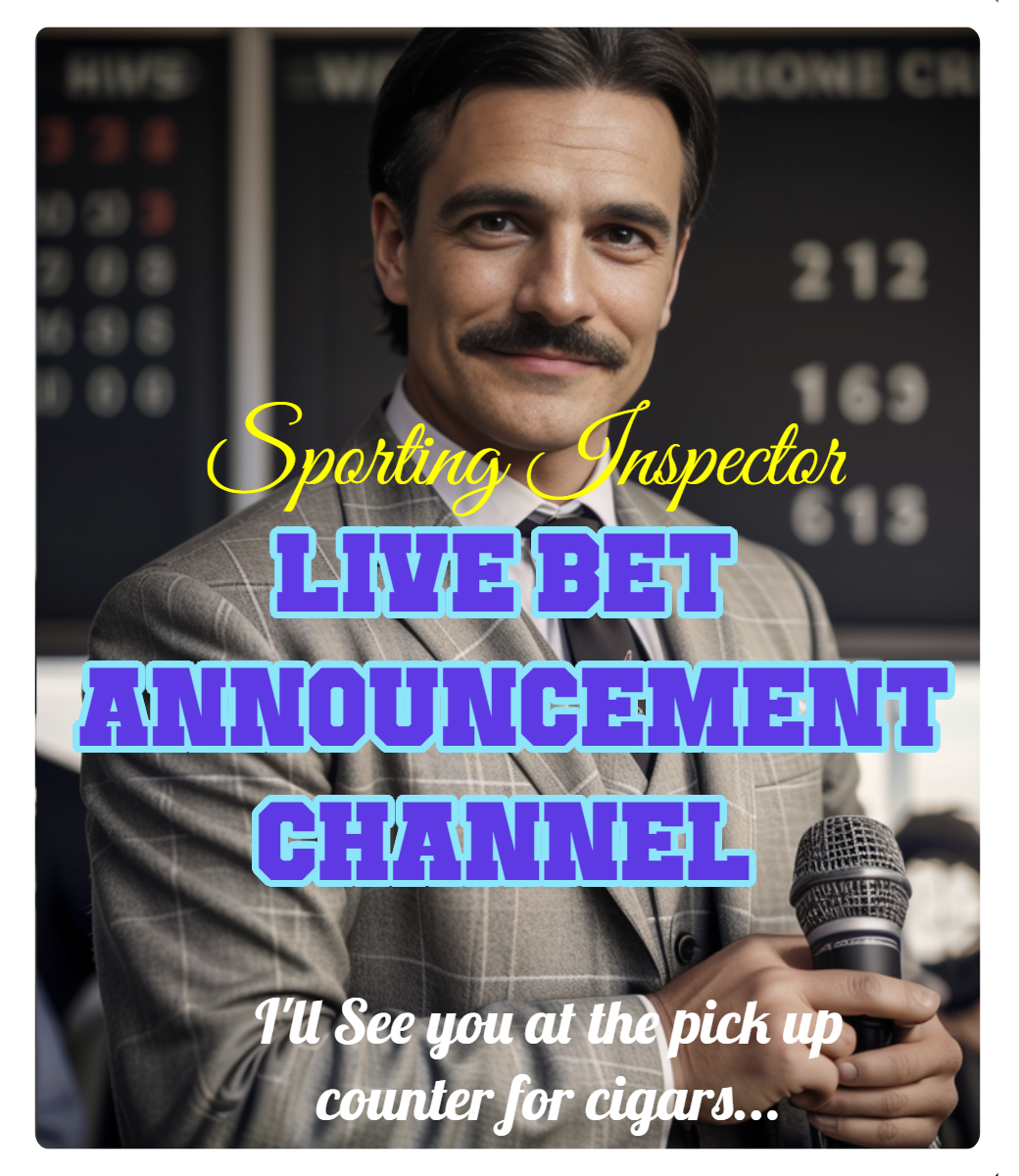 Sporting Inspector – I'll see you at the pickup counter for cigars.